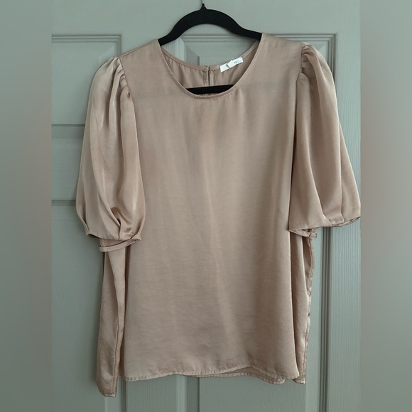 Tops | Elegant Womens Tan Blouse | Poshmark